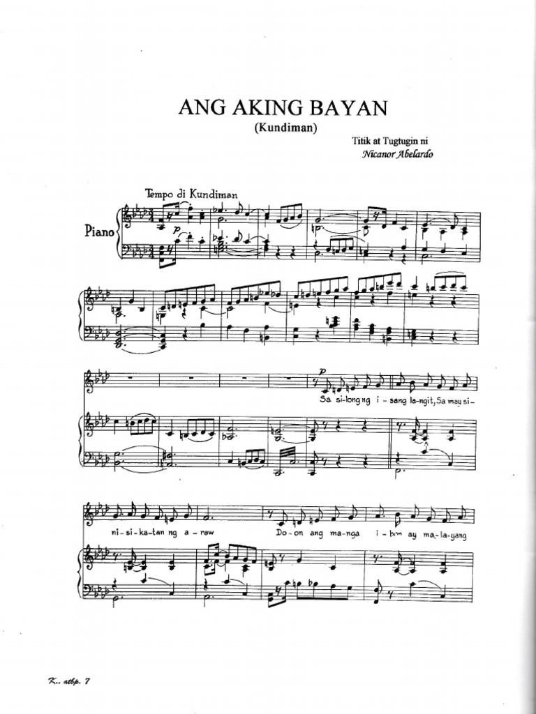 Ang Aking Bayan | PDF