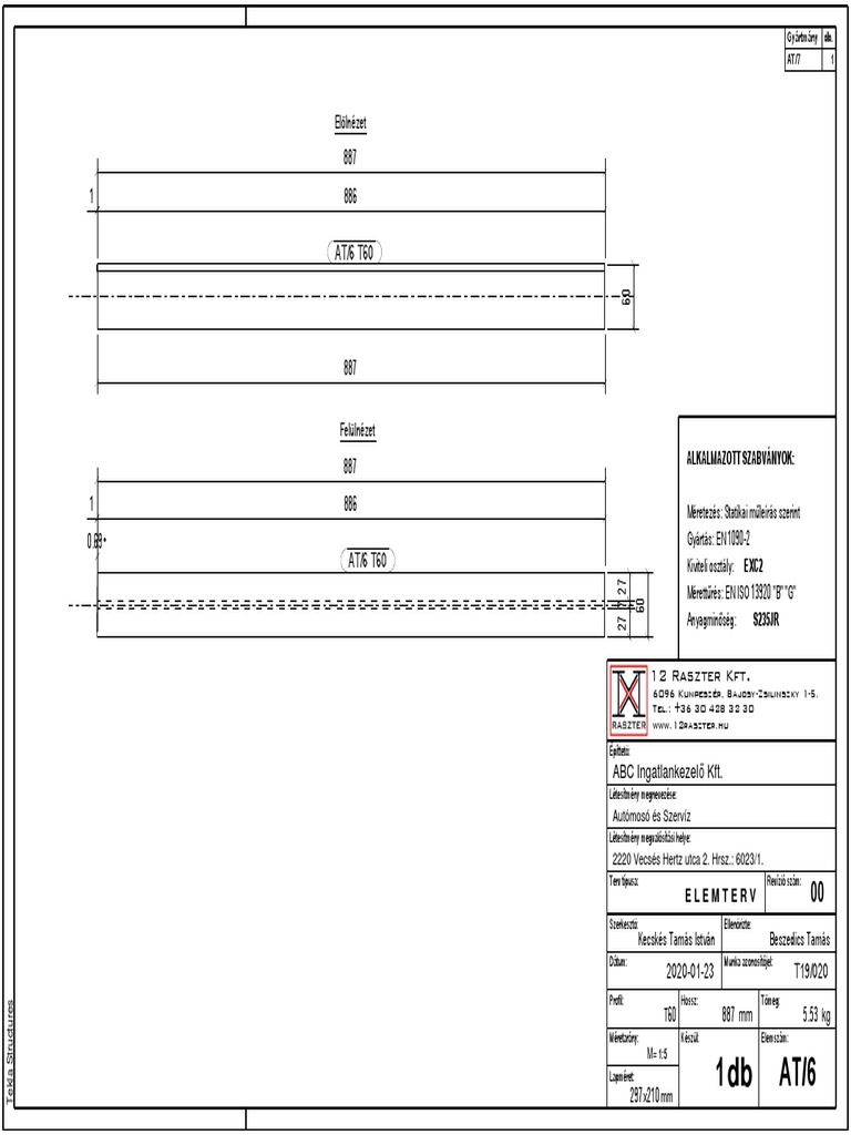 AT6 - T19 - 020 - Elemrajz | PDF