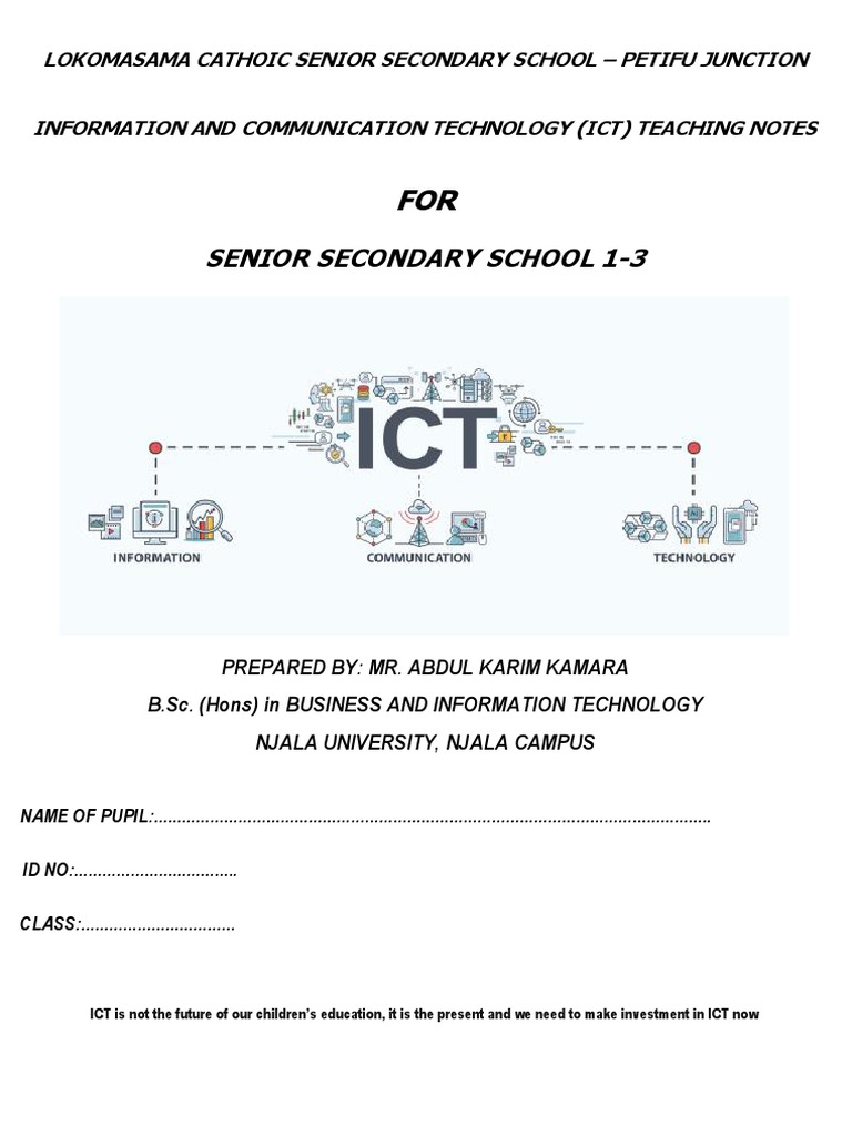 Ict Teaching Notes | PDF