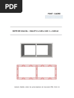 Dimensionnement et Ferraillage des Dalots | PDF | Béton | Pont