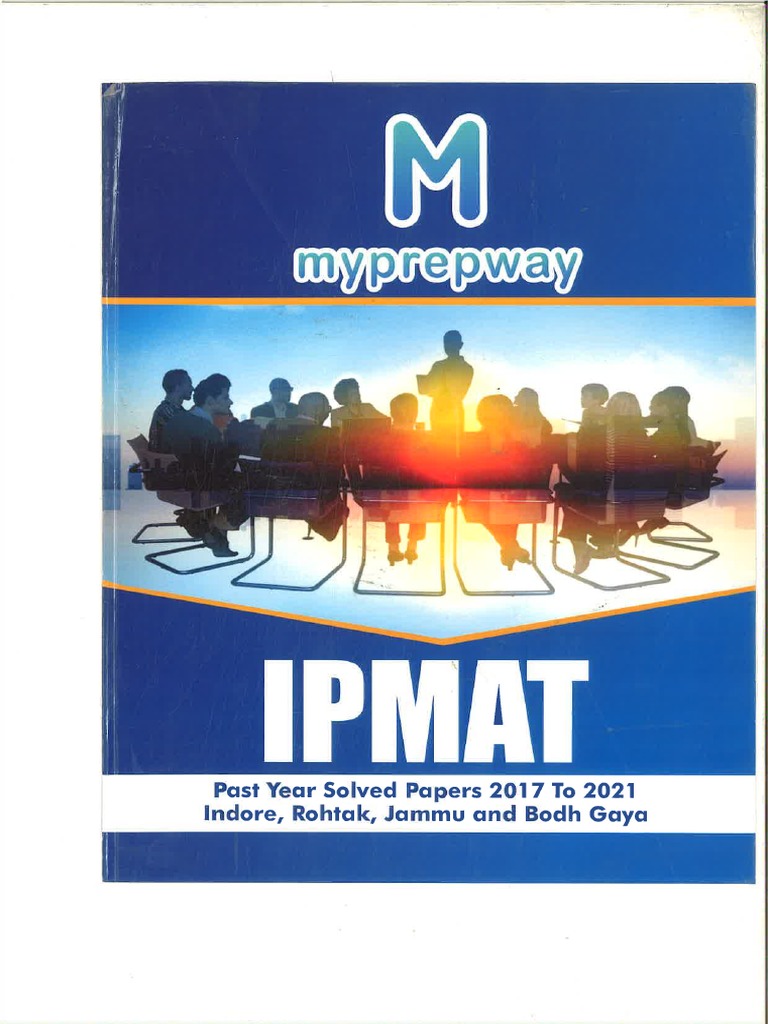 Past Year Papers Ipmat - Myprepway | PDF