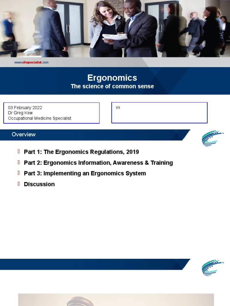 Ergonomics+Regs+2019+ v3 | PDF | Computers | Technology & Engineering