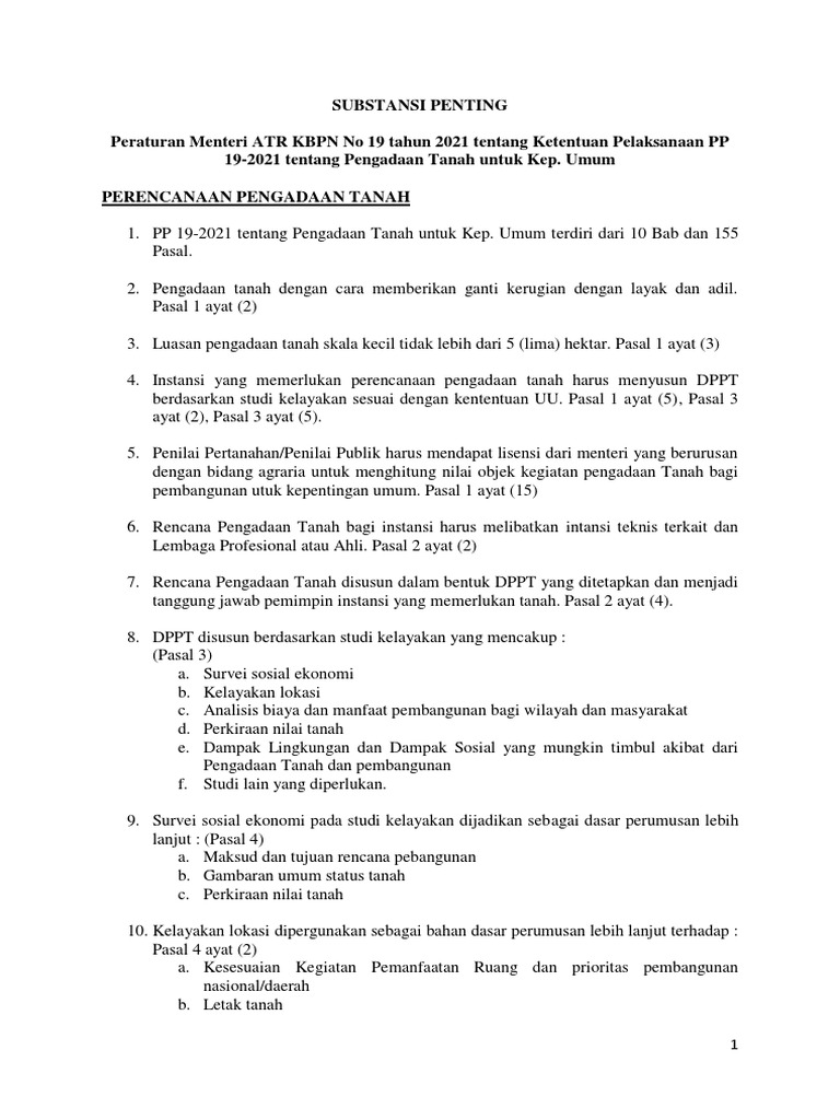 Resume PP 19-2021 | PDF