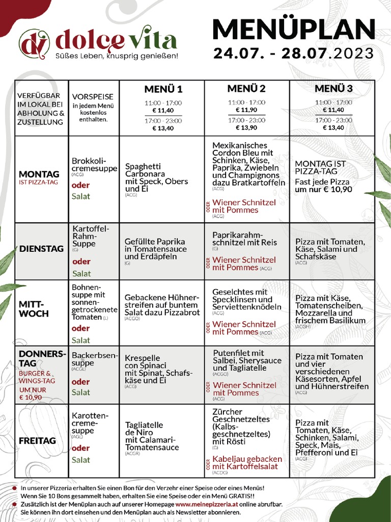 Menueplan kw30 2023 Web - Compressed | PDF