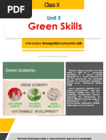 Green Skills Class 9 Notes | PDF | Environmental Degradation | Pollution