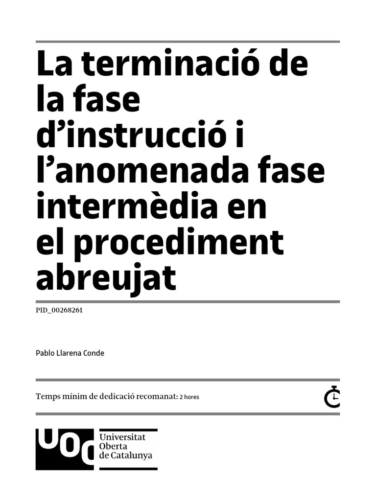 Fase Intermedia Pr. Abreujat | PDF