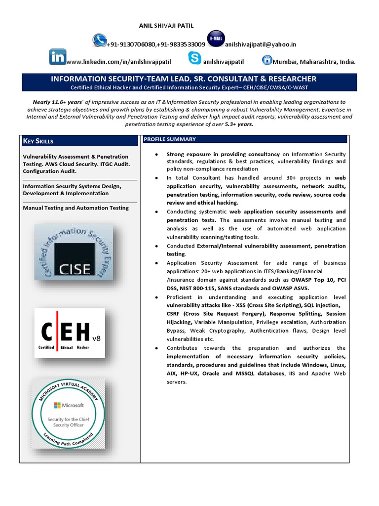 Anil Patil | PDF