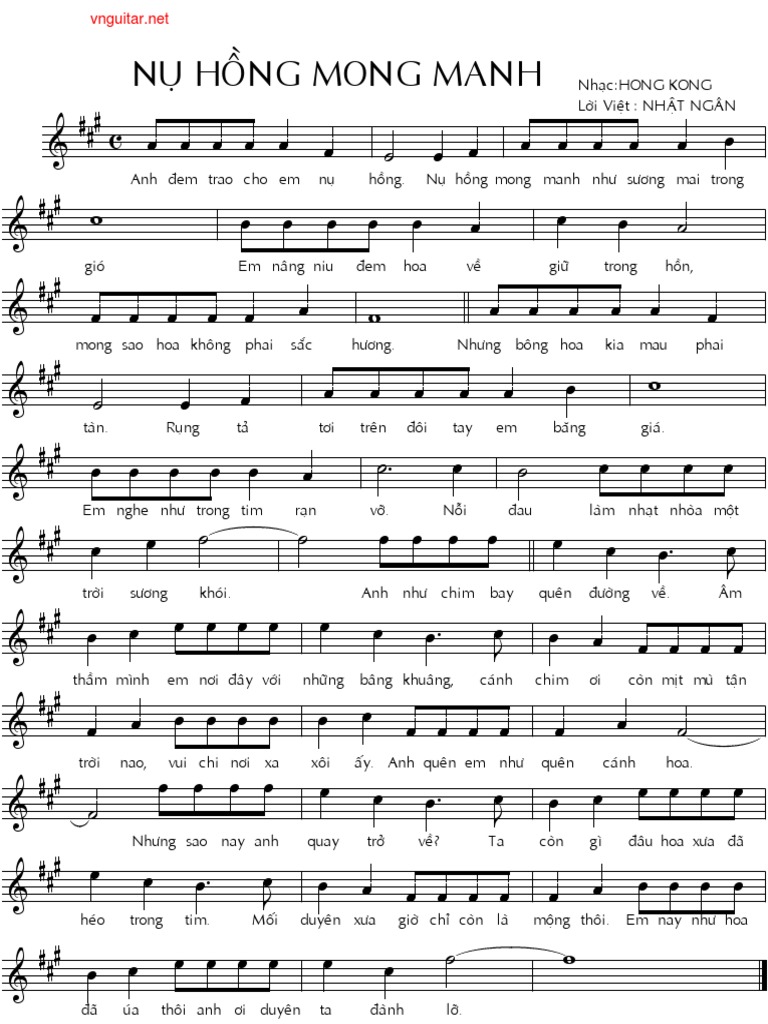 Nu Hong Mong Manh | PDF