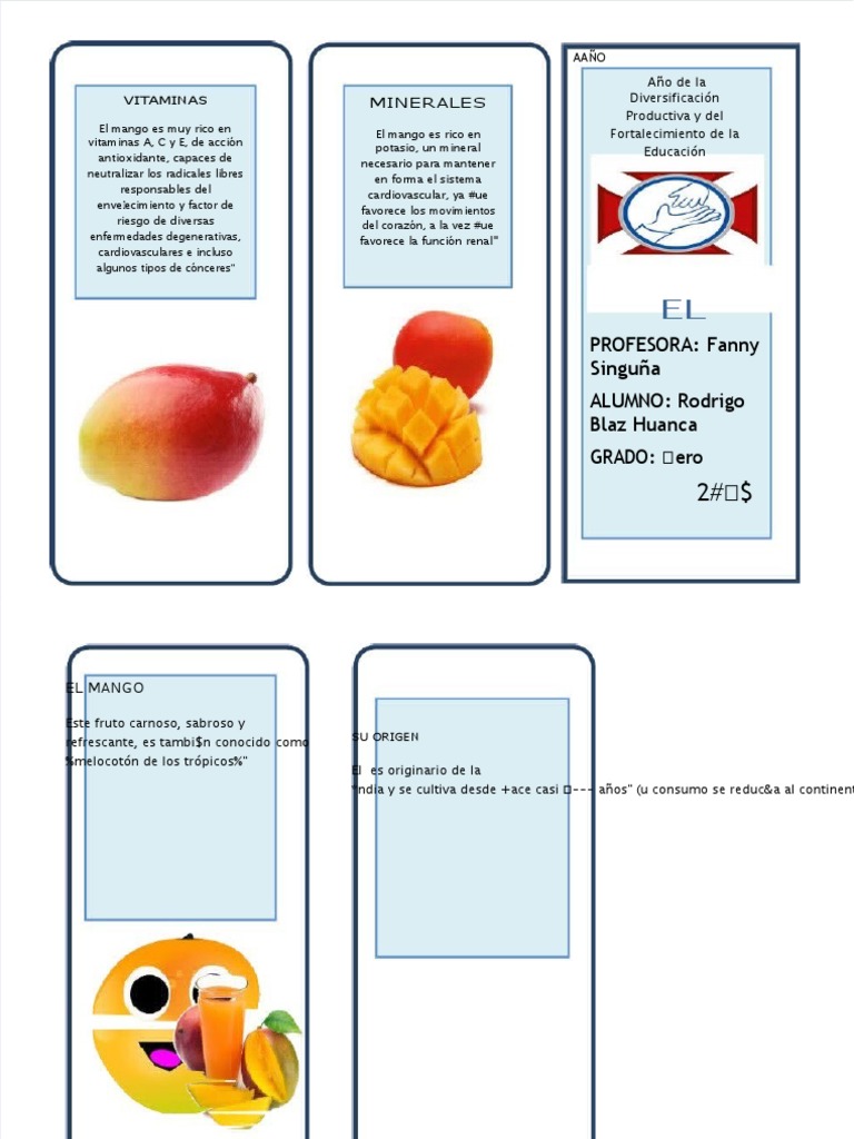 Dokumen - Tips - Triptico Del Mango | PDF