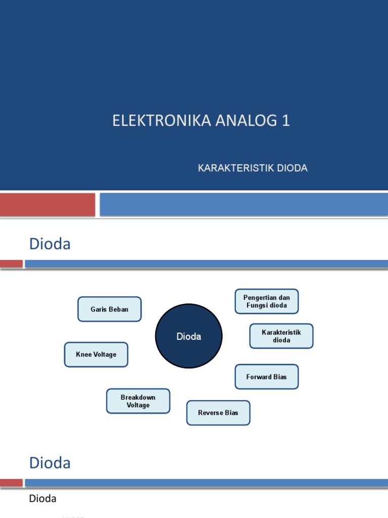 Materi 1 - Dioda Dan Karakteristik Dioda | PDF | Sains & Matematika