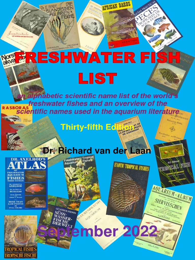 Freshwater Fish List (35th Ed.) Sep 2022 | PDF