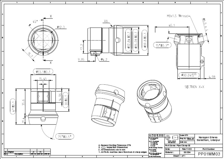 Pipe Clamp 01 | PDF