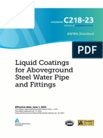 Awwa C210-15 | PDF | Epoxy | Pipe (Fluid Conveyance)