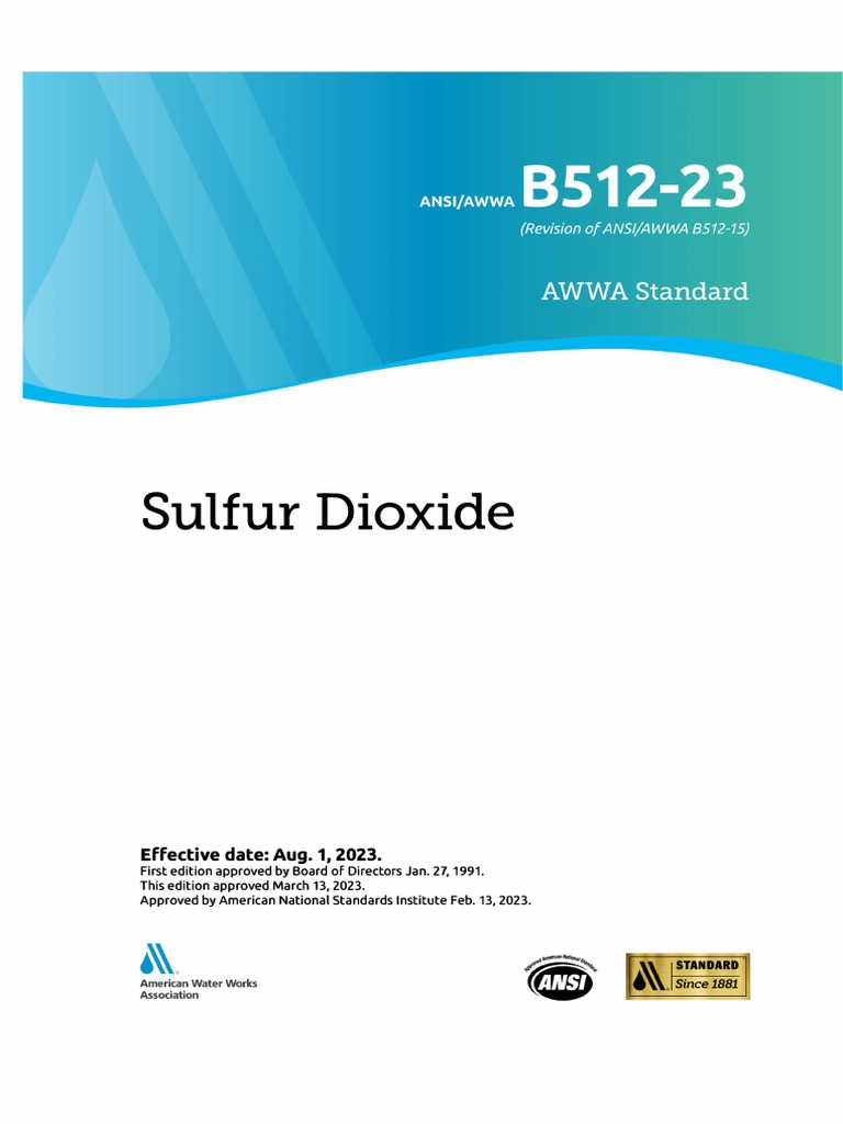 Awwa B512-23 | PDF