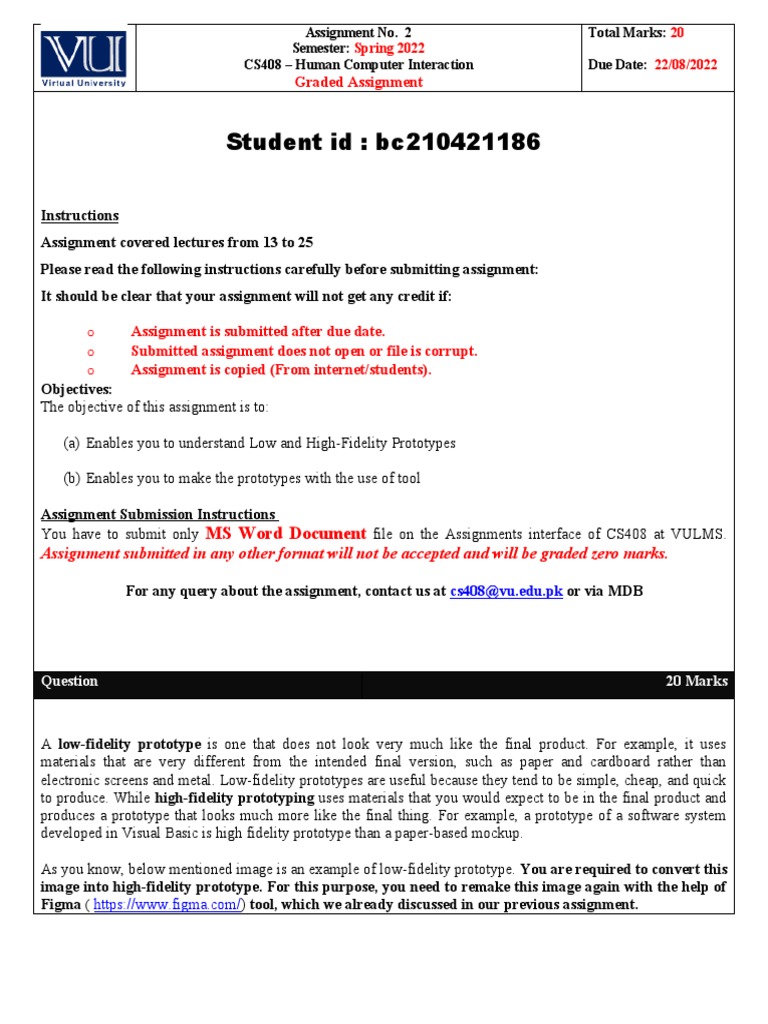 cs408 assignment solution | PDF