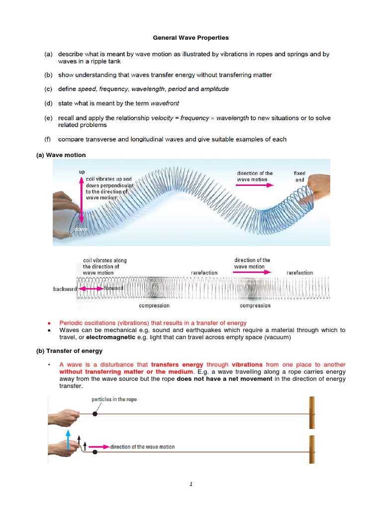 C13 General Wave Properties | PDF