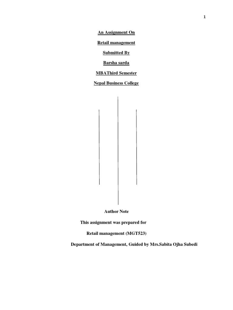 Retail Management | PDF