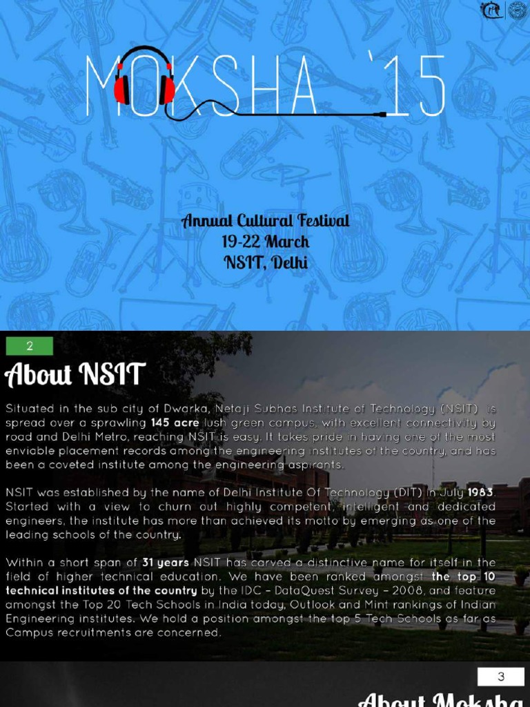 Dokumen - Tips Nsit Moksha Brochure | PDF