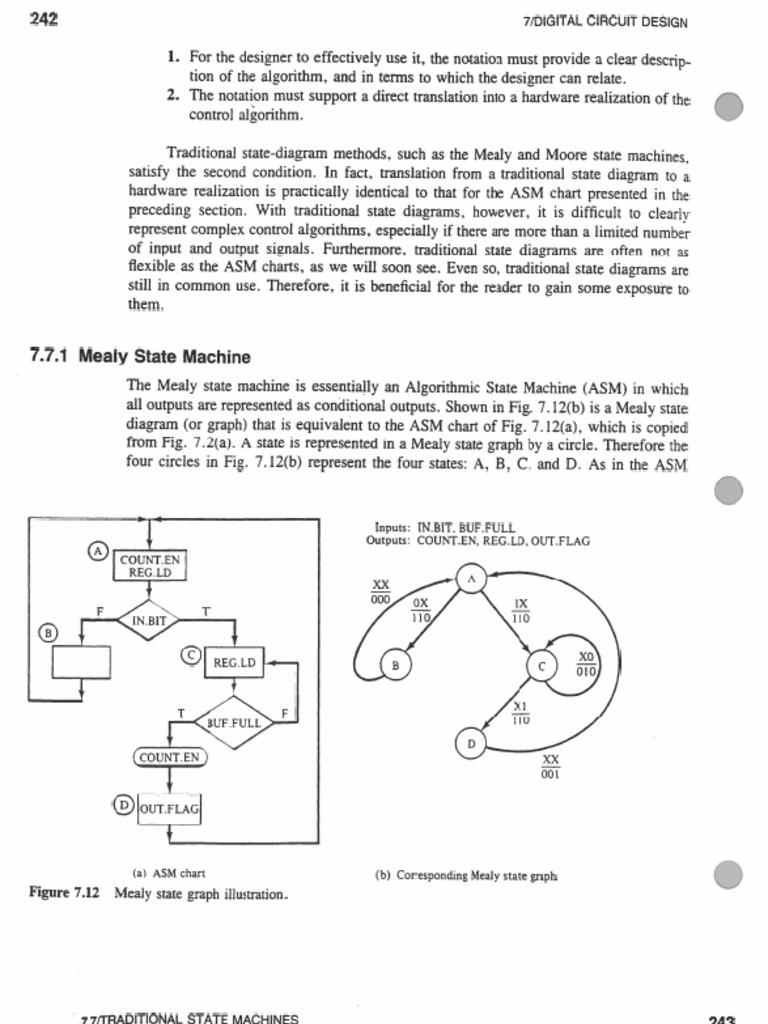 Mealy Moore State Machines | PDF