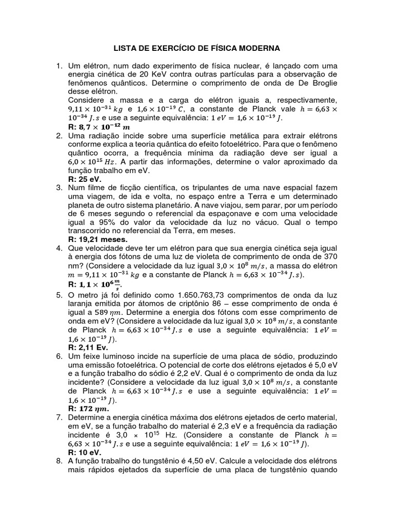 Fisica Moderna | PDF