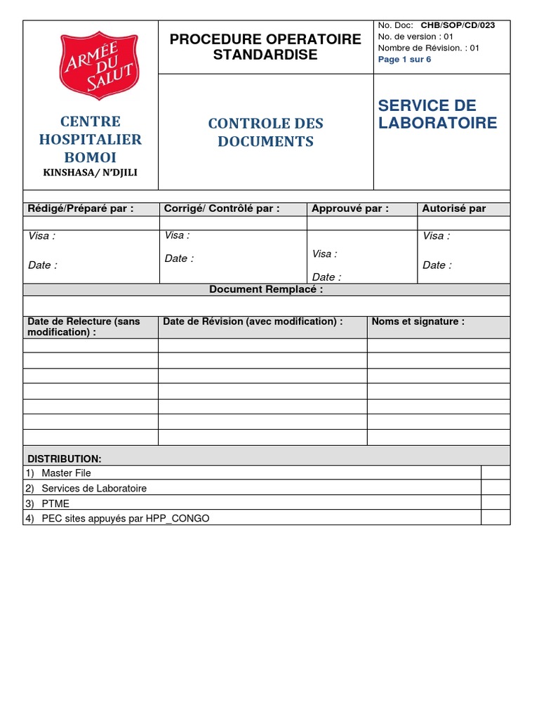 Pos Controle Des Documents | PDF