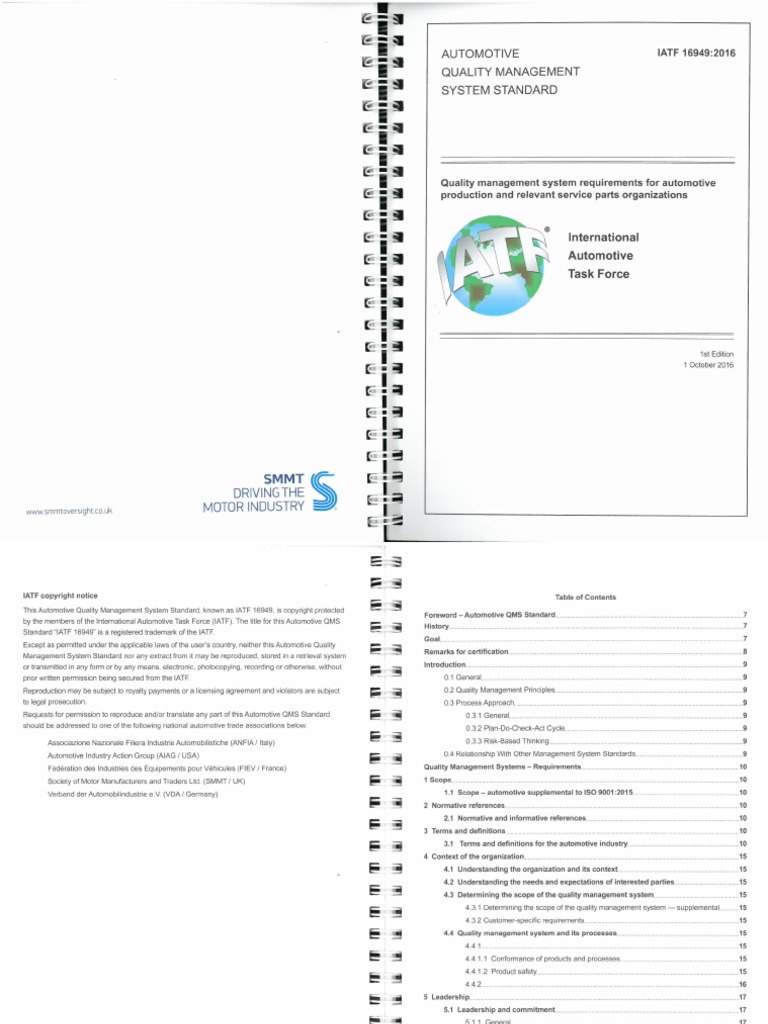 Standard IATF 16949.2016 | PDF