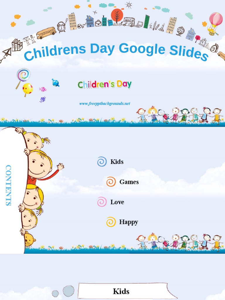 Childrens Day Google Slides | PDF