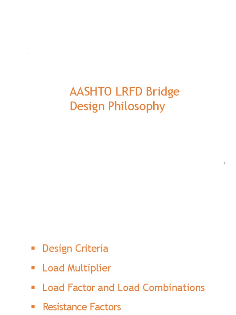 4 LRFD Bridge Design Philosophy | PDF