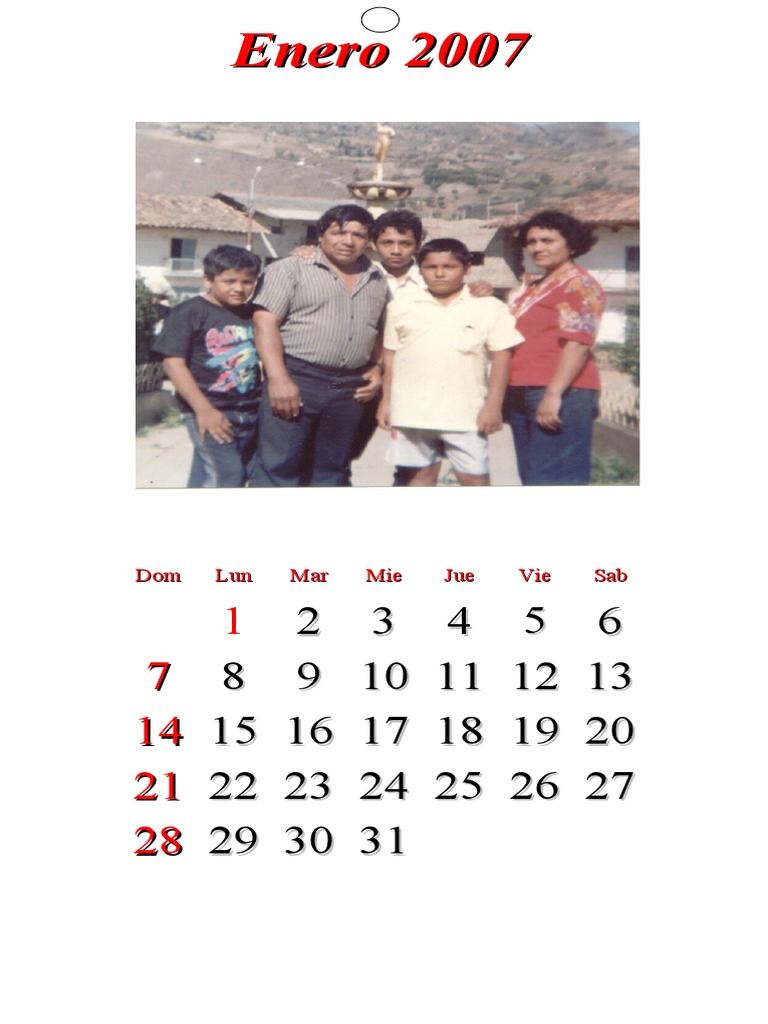 Calendario 2007 | PDF