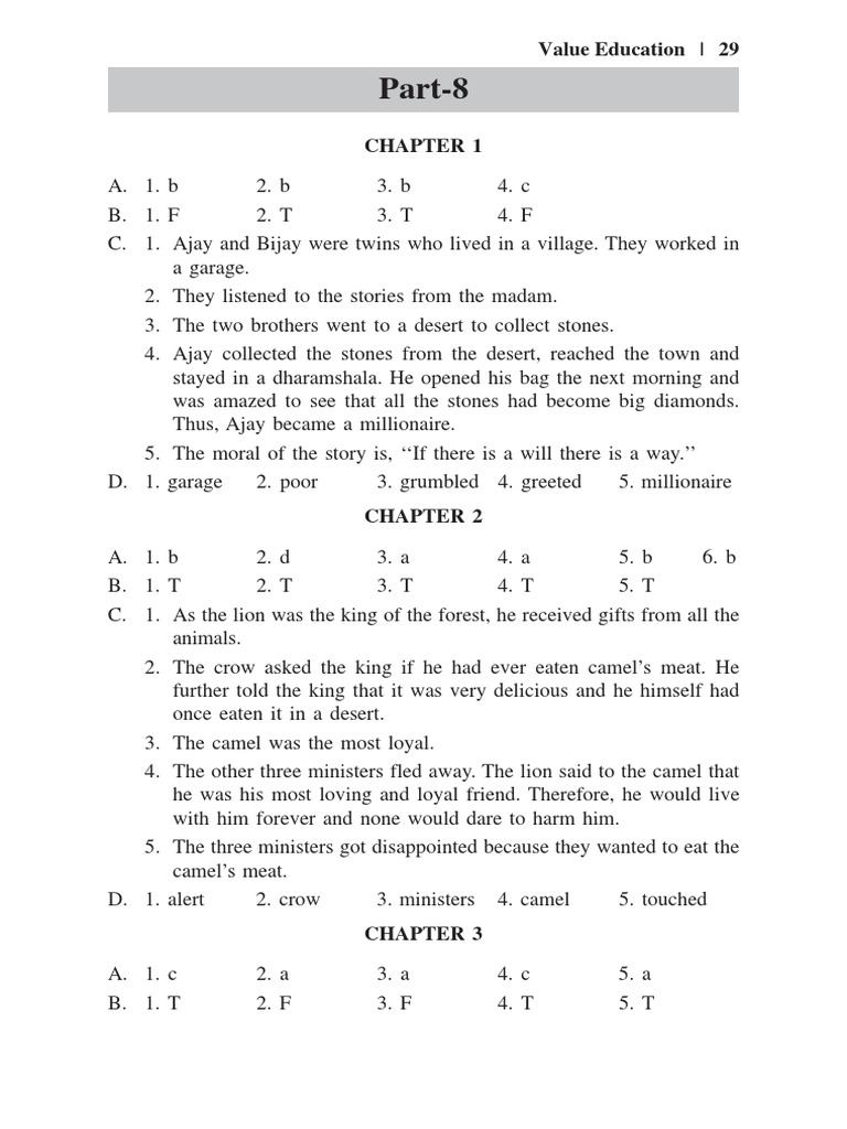 Value Education 8 | PDF