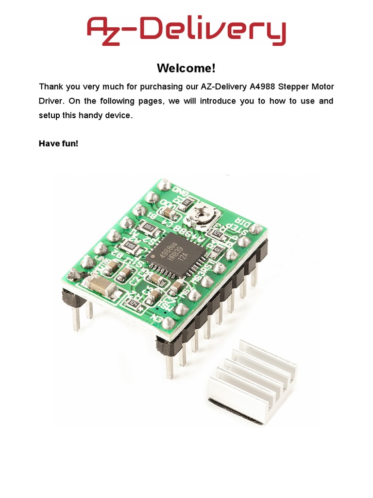 A4988 Stepper Motor Driver ENG | PDF