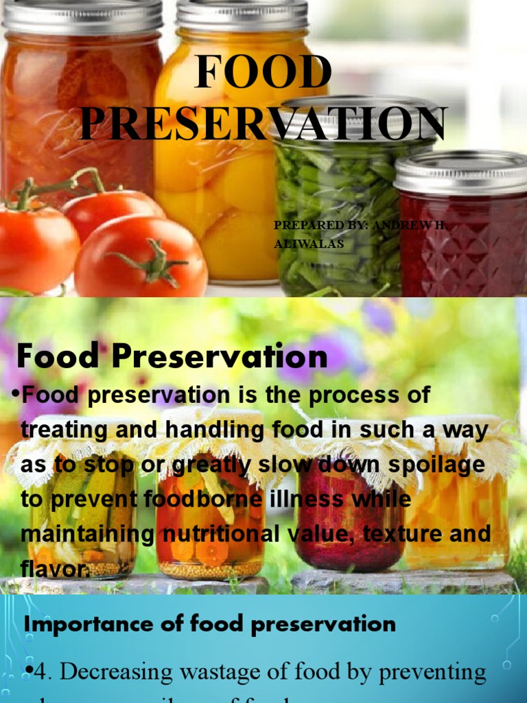 Food Preservation | PDF