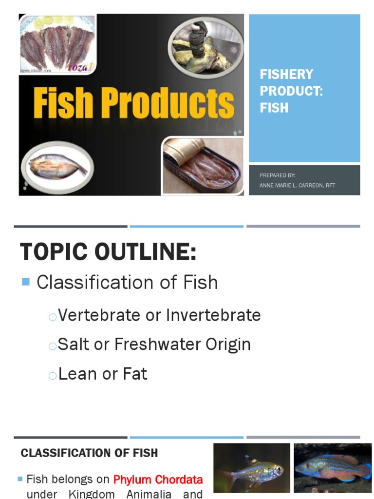 Fishery Product - Fish | PDF