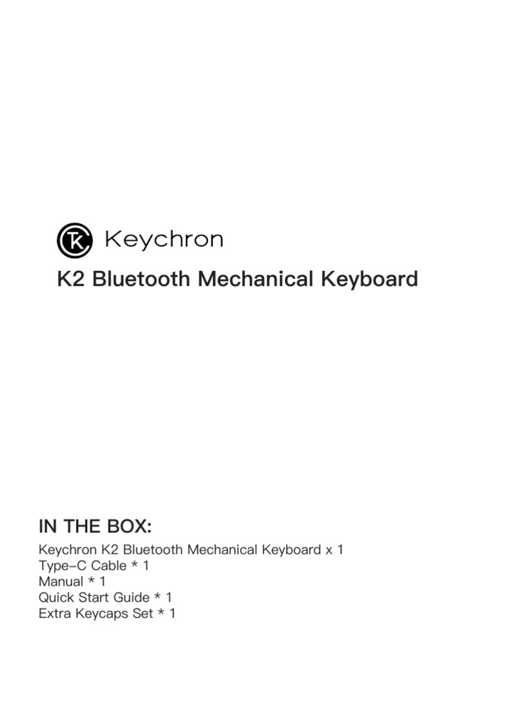 k2 User Manual English Version | PDF