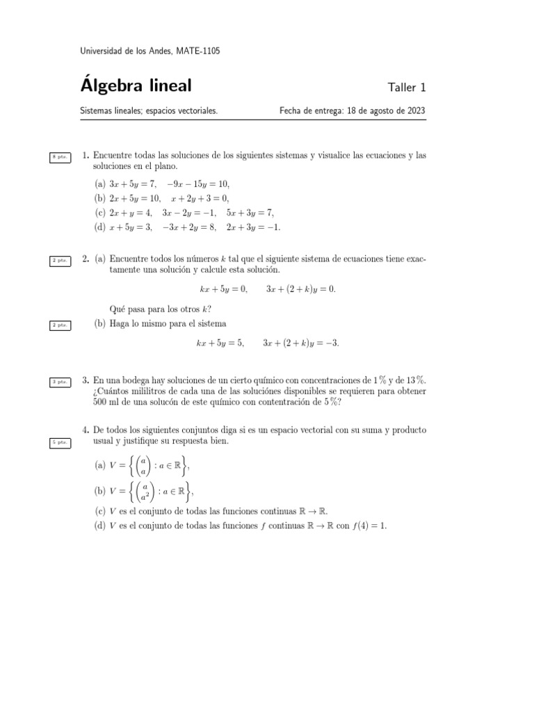 LinAlg 202320 01 | PDF