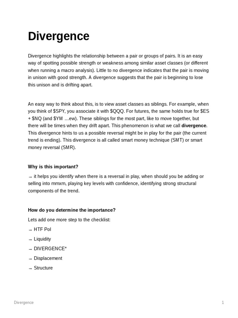 Lesson 11 - Divergence | PDF