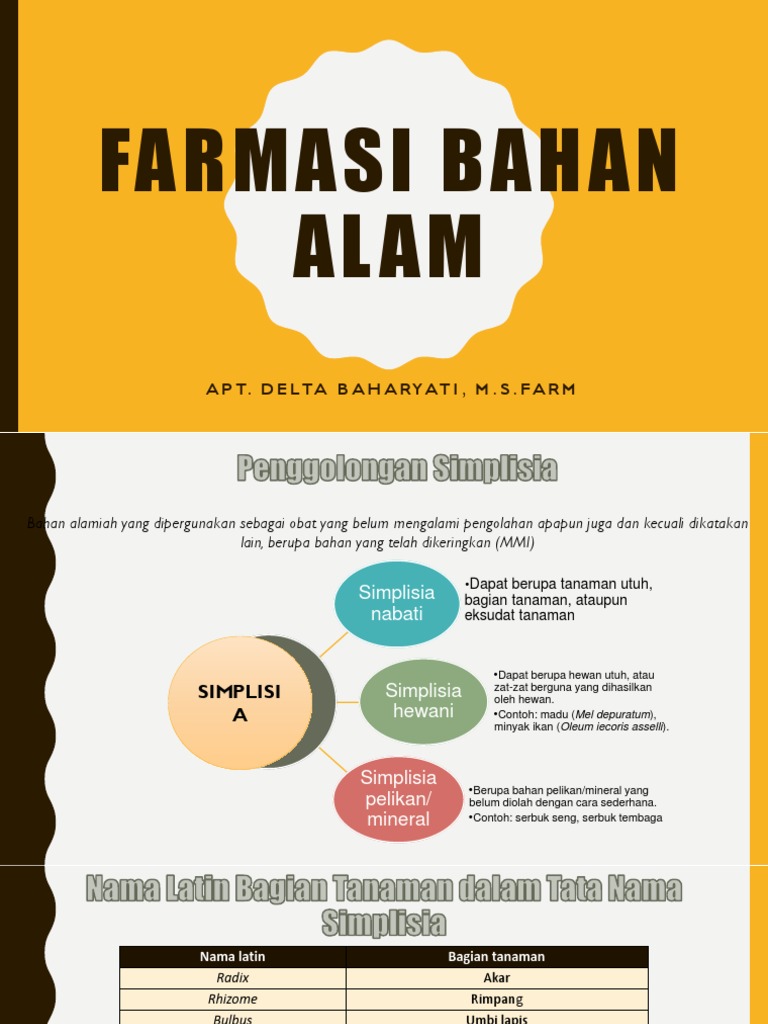 Farmasi Bahan Alam | PDF