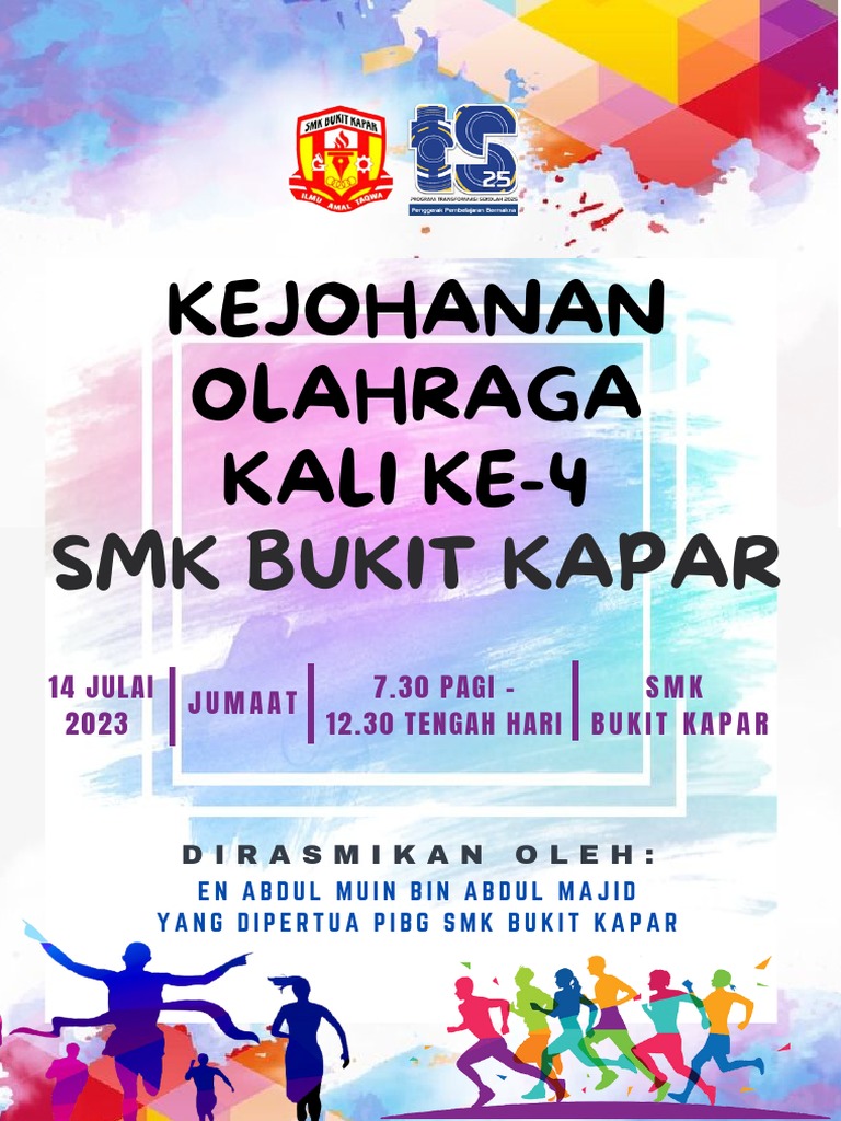 Buku Program Kejohanan Olahraga Kali Ke-4 SMK Bukit Kapar | PDF