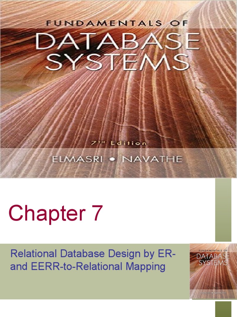 Relational Database Design by ER - To-Relational Mapping | PDF | Relational Database ...