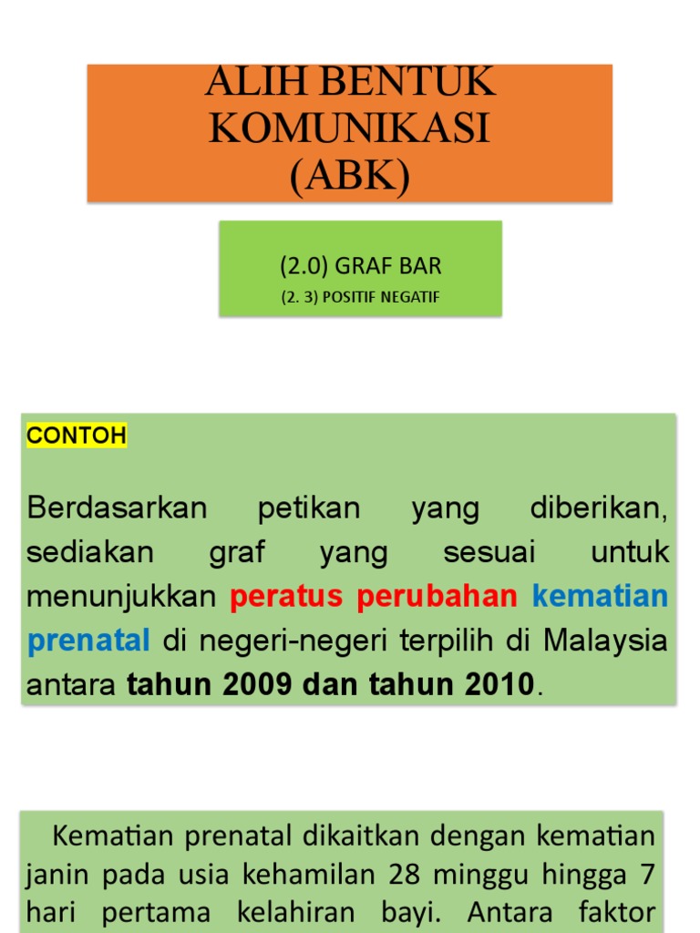 Kuliah Graf Bar Positif Negatif | PDF