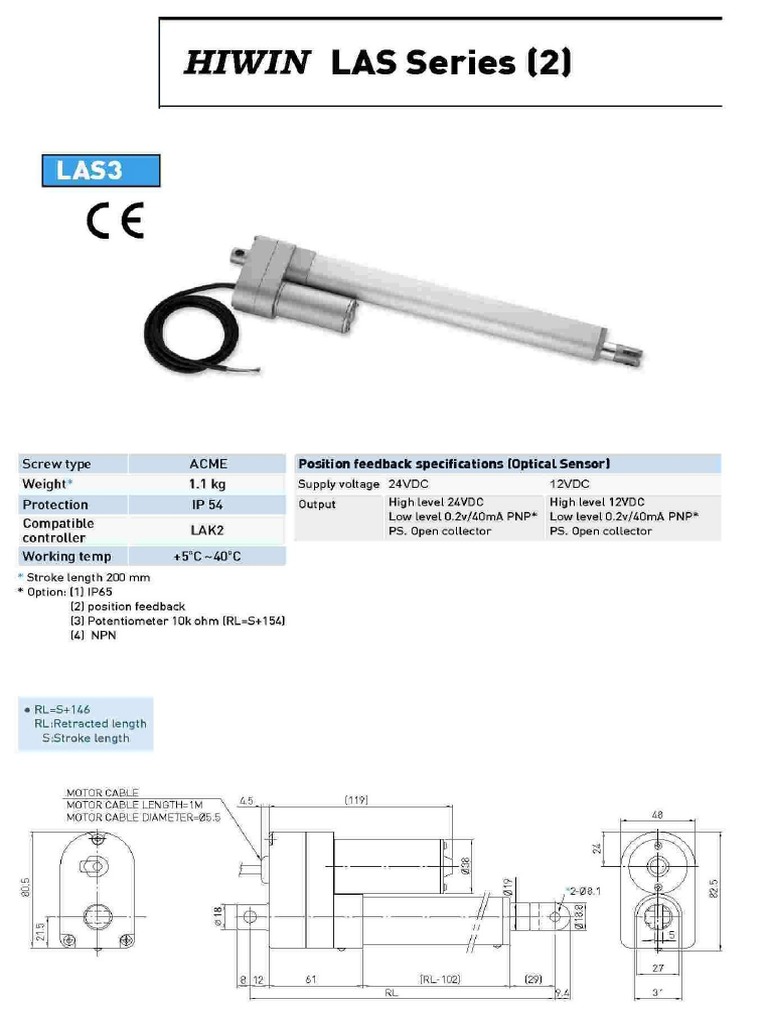 Hiwin - Azetek - Las3 Series | PDF