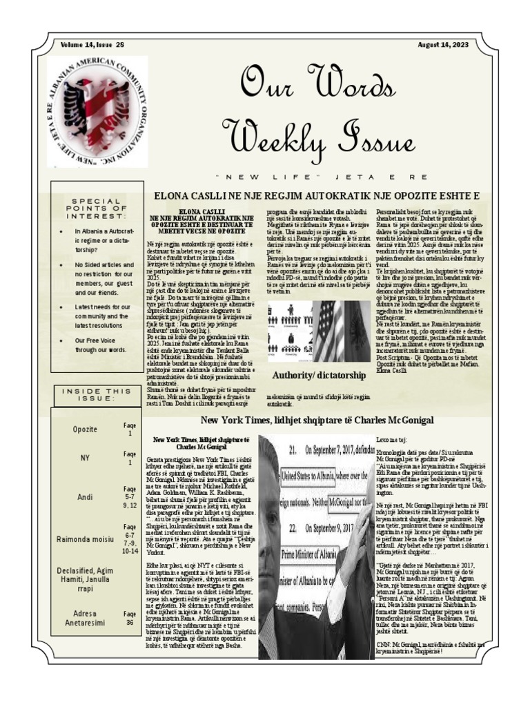 Newsletter Volume 14 Issue 28 | PDF