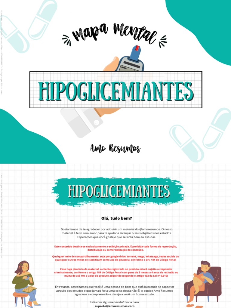 Medicamentos Hipoglicemiantes e Diabetes | PDF