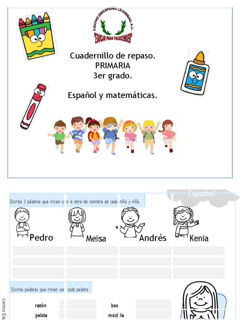 3 Prim - Esp - Mat | PDF