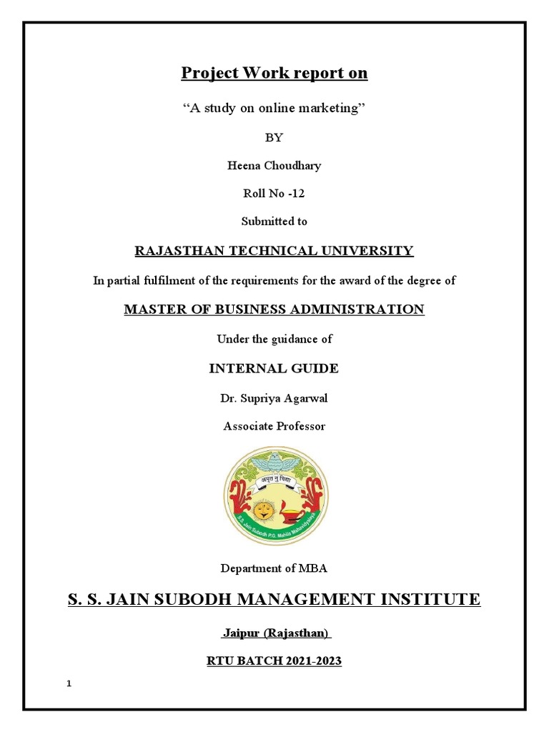 Project Report | PDF