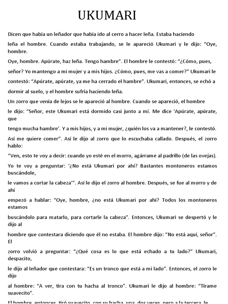 CUENTO DE COMUNICACION | PDF