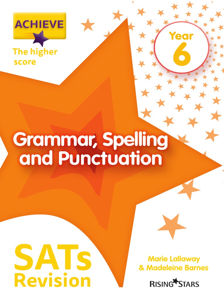 34874 Rising Stars Achieve Grammar Punctuation and Spelling | PDF