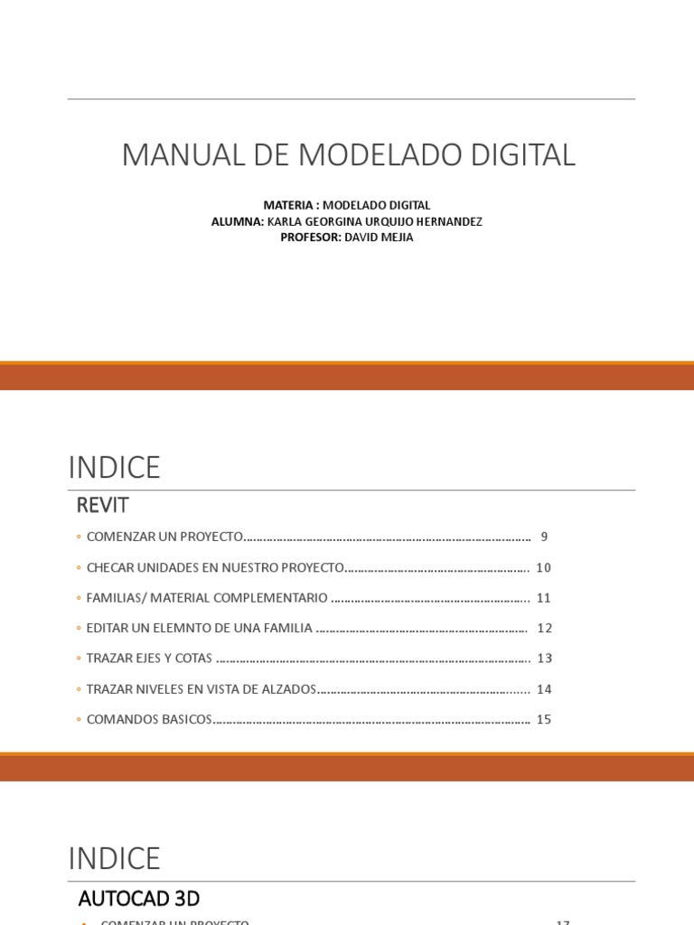 Manual de Modelado Digital | PDF