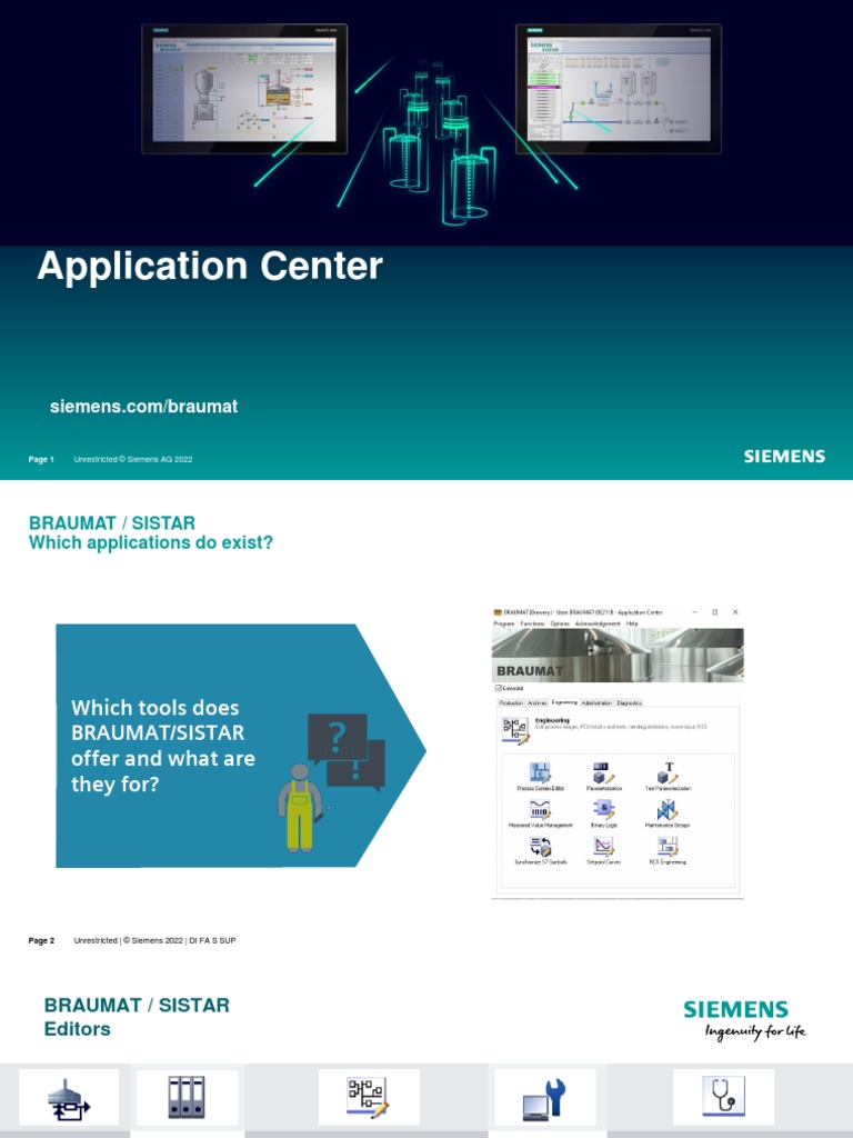 En 010 BRAUMAT SISTAR ApplicationCenter | PDF