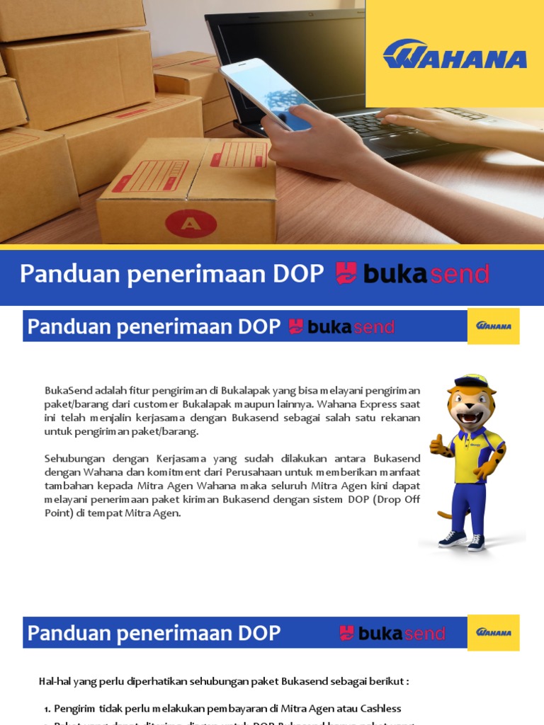 Panduan DOP Buka Send | PDF